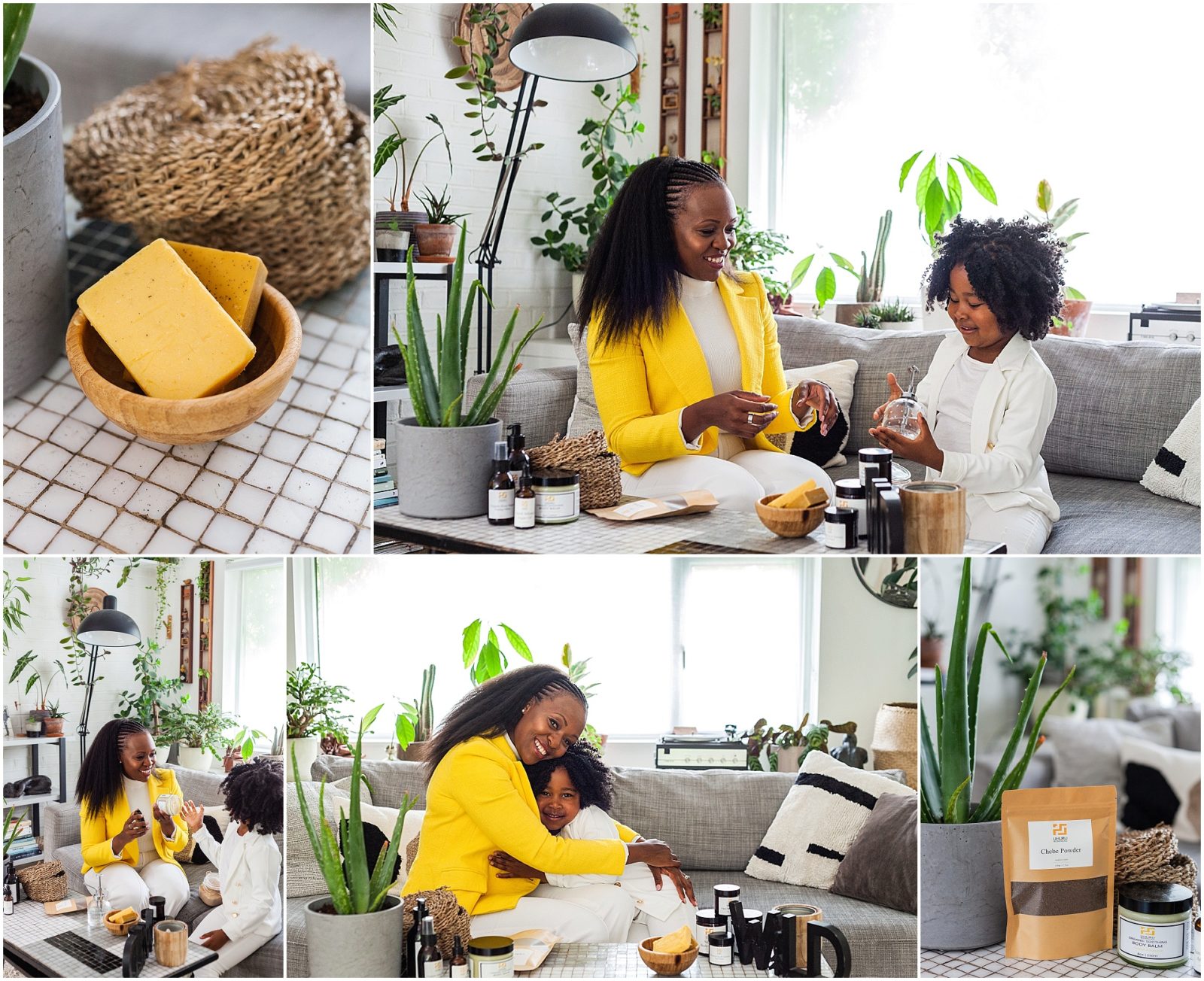 London beauty brand shoot with Neo from Uhuru Botanicals